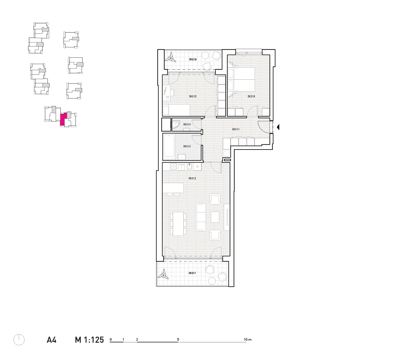 Nový byt 3+kk, Olomouc, Tabulový Vrch, č. D4.3.1 | Vilapark Tabulový Vrch Olomouc | Nové byty ...